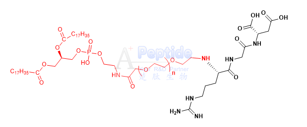 DSPE-PEG-RGD;肿瘤新生血管靶向肽 - 楚肽生物科技